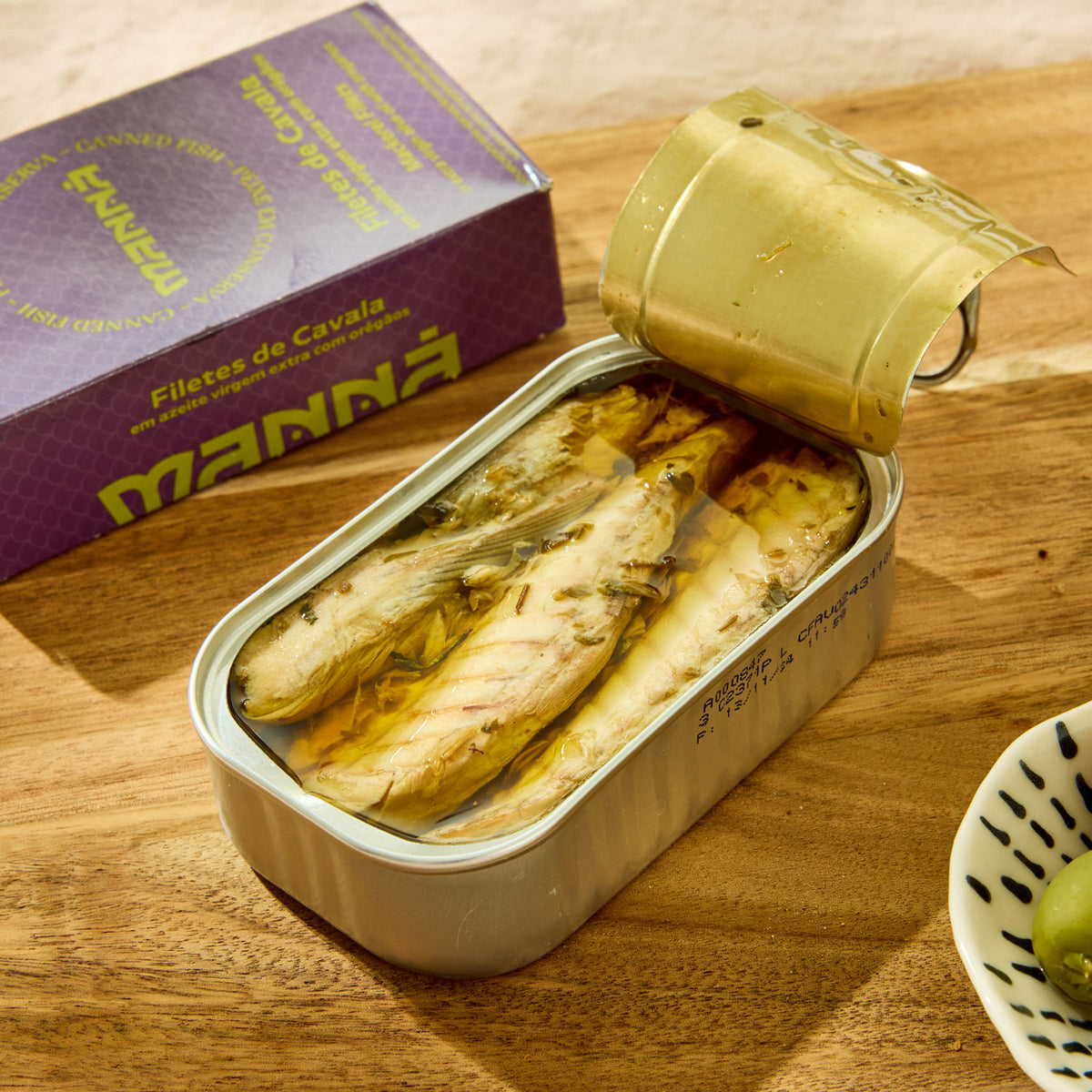 Manná Mackerel Fillets with Oregano in EVOO – Lata