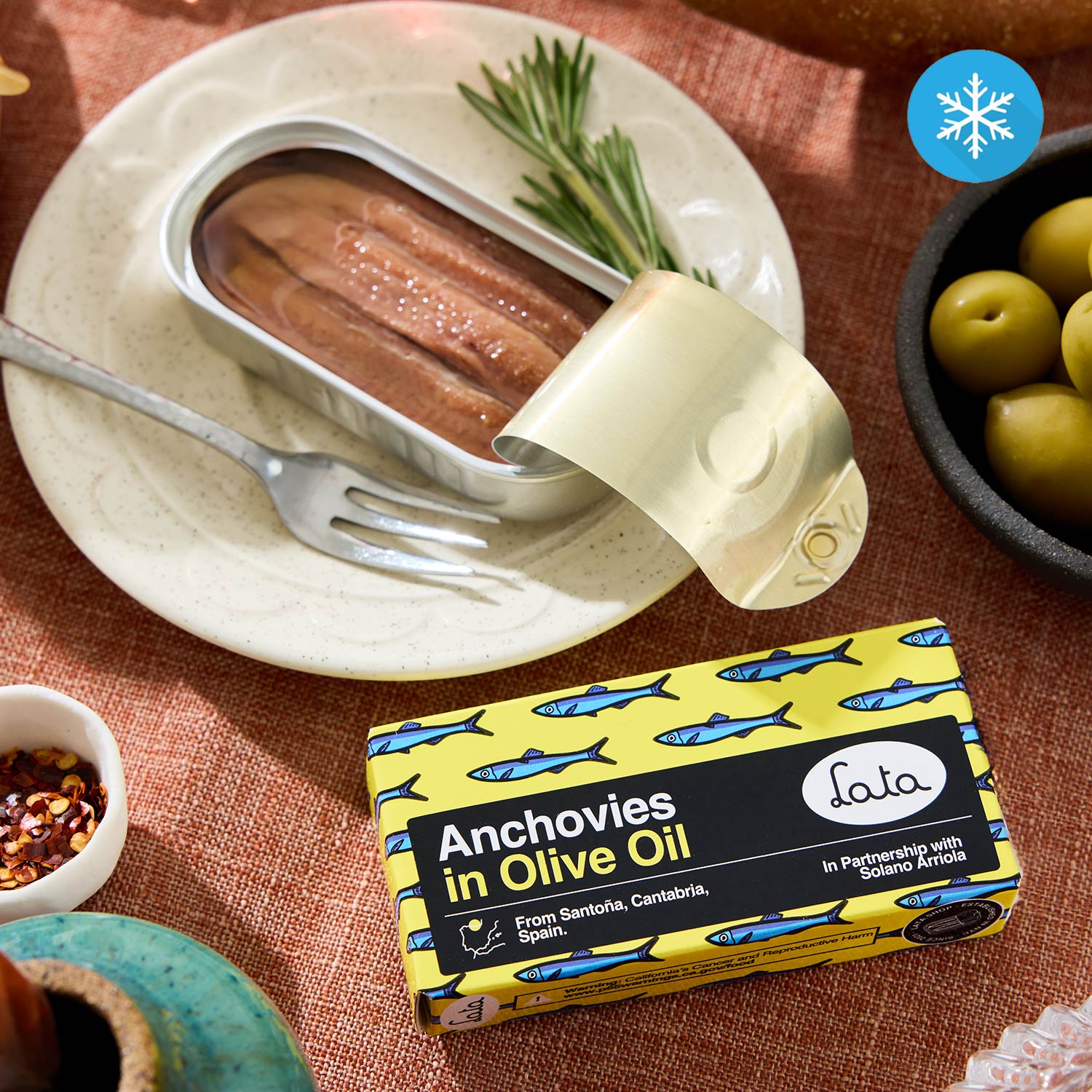 Lata Anchovy Fillets in Olive Oil