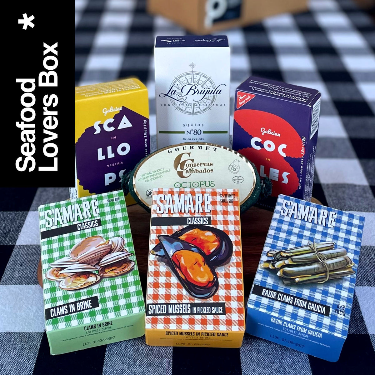 Seafood Lovers Box - Our Mix of Gourmet Tinned Seafood – Lata